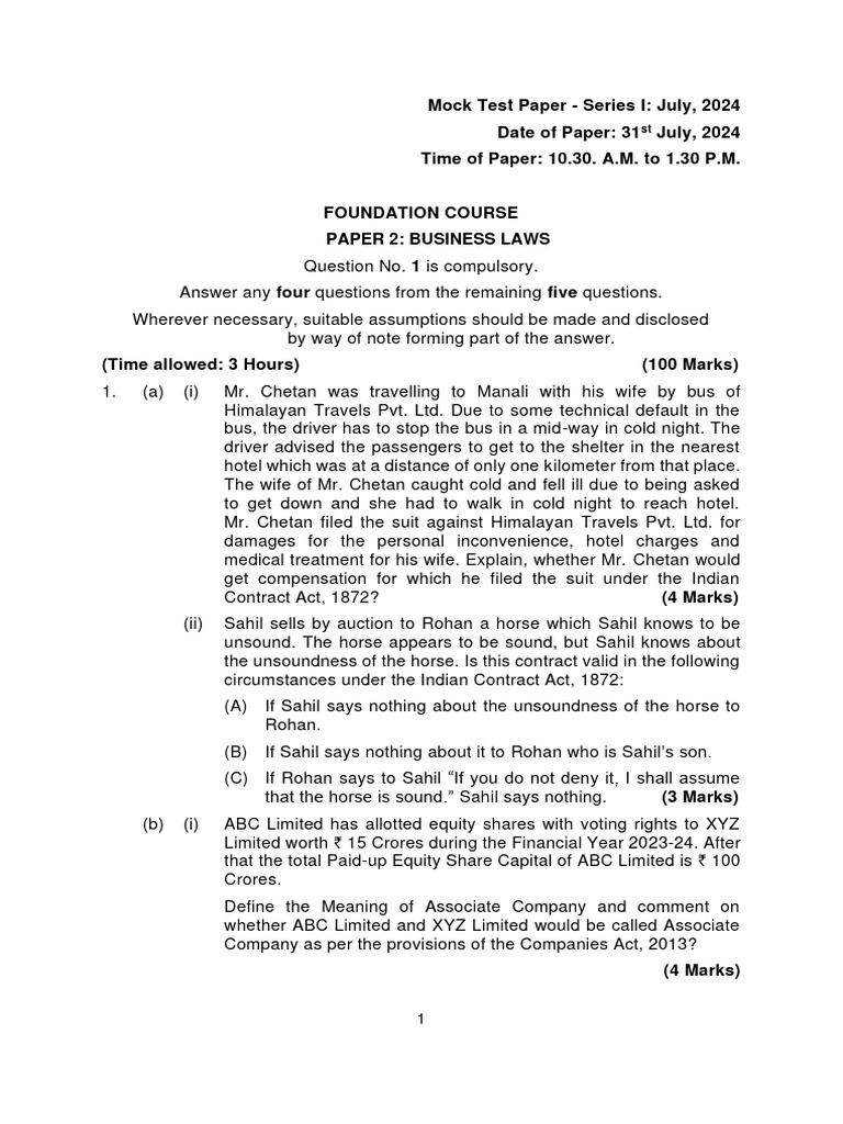 MTP 24 55 Questions 1722254259 | PDF | Promissory Note | Jewellery