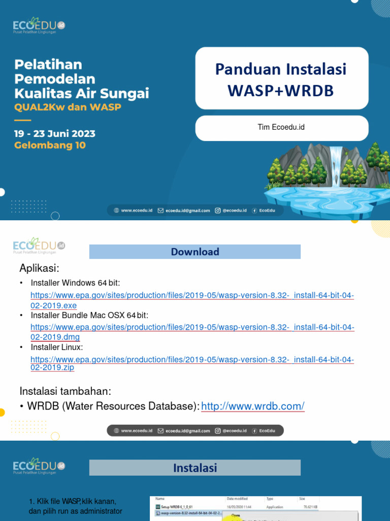Panduan Instalasi WASP - WRDB | PDF