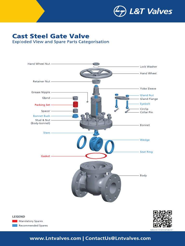 L&T Valves CS Gate, Globe & Check Valves | PDF