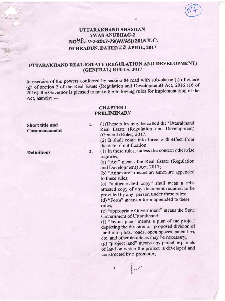 Rera Guideline 2017 | PDF | Sole Proprietorship | Limited Liability Company
