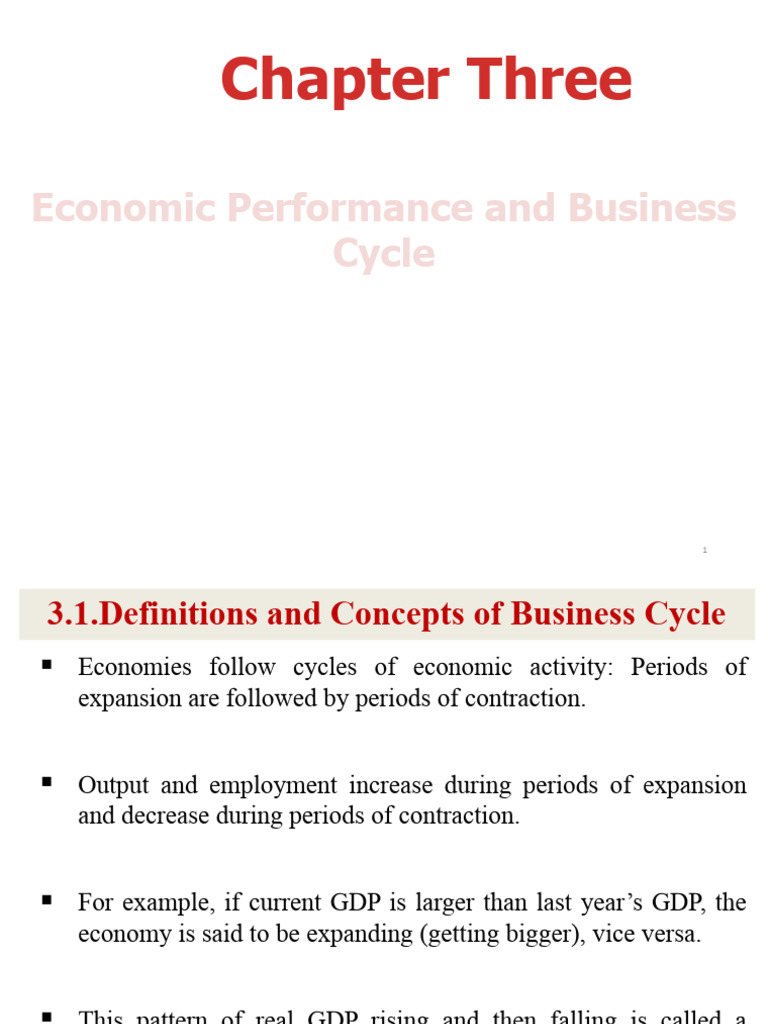 Macro Chapter 3.pptx RV | PDF | Business Cycle | Recession