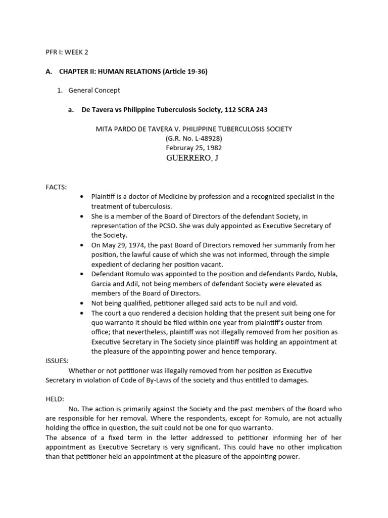 2 PFR 1 Human Relations | PDF | Foreclosure | Lawsuit
