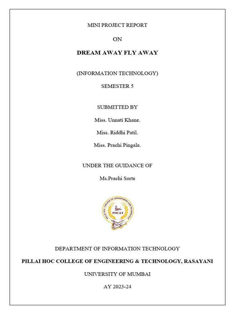 Mini Project Report Sem5 | PDF | World Wide Web | Internet & Web