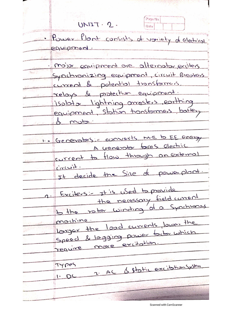 Unit No. 2 (Power System) | PDF