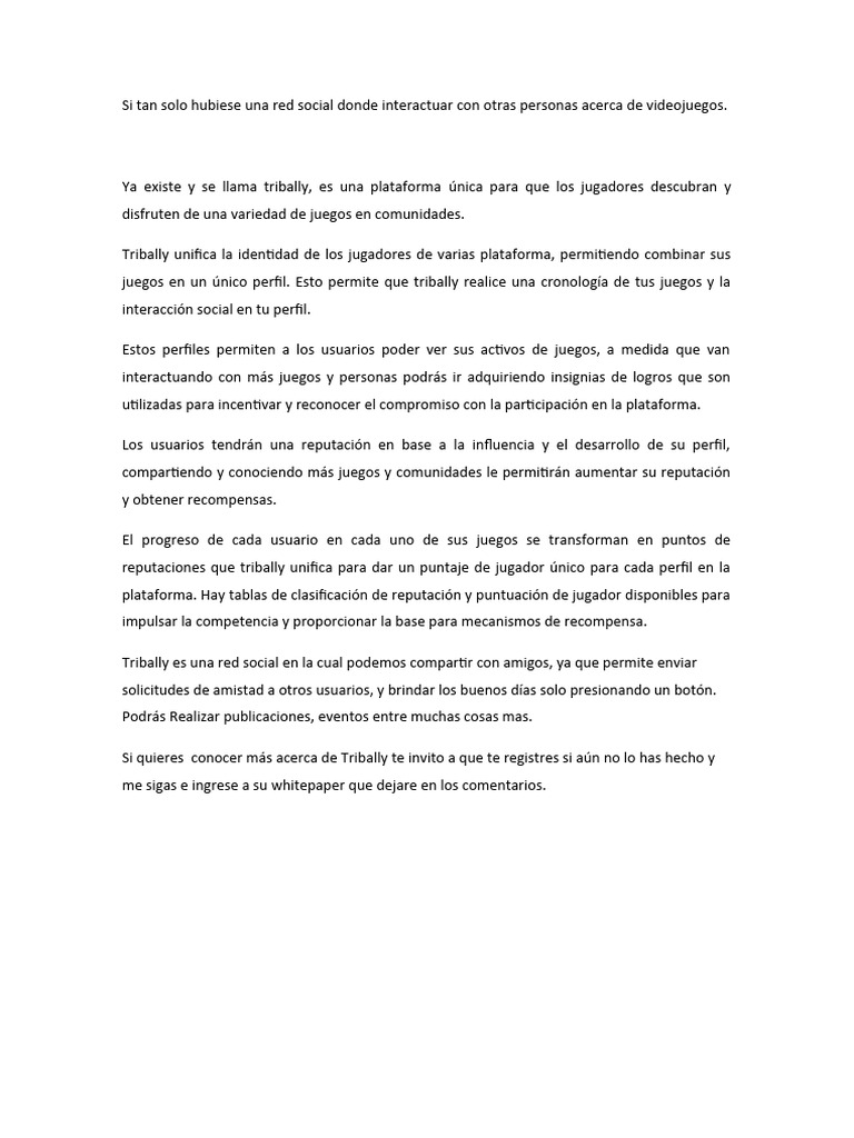 TRIBALLY | PDF