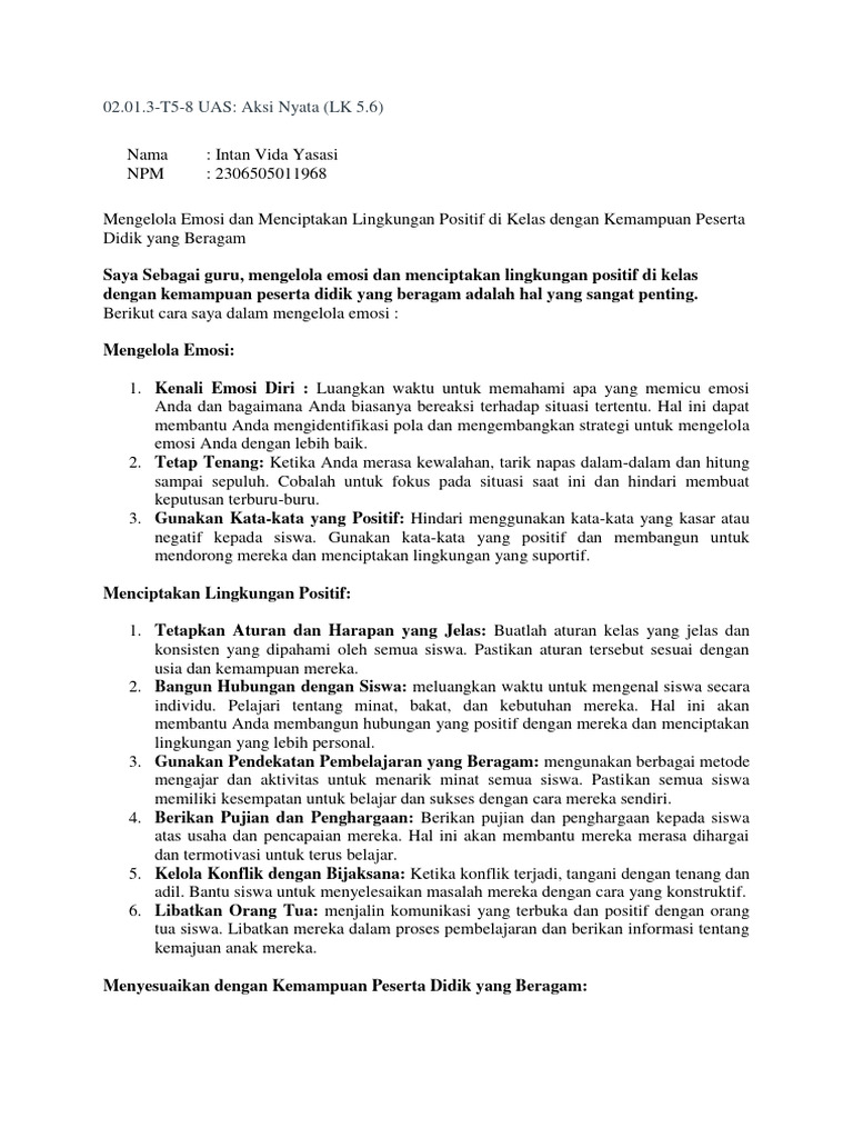 Lembar Kerja 5.6 UAS PSE | PDF