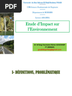 Chapitre 1 Cours Etude D Impact Sur L Environnement Eme | PDF | Environnement naturel | Étude d ...