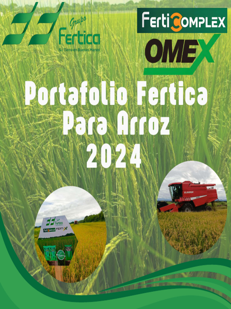 Portafolio Arroz Fertica | PDF | Herbicida | Arroz