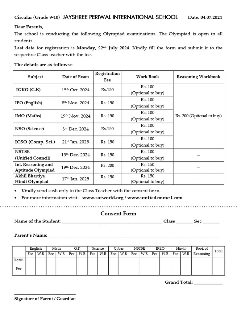 GR 9 To 10 - SOF Olympiad Circular - (04.07.2024) - 3 | PDF