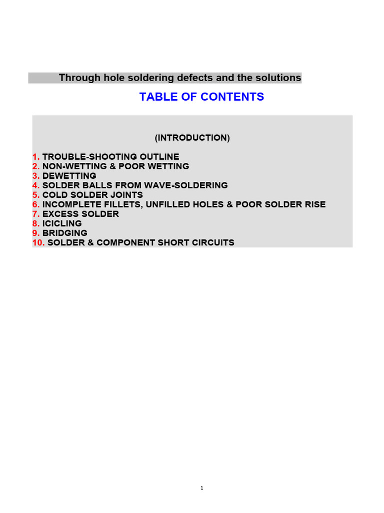 Th Soldering Defects Pdf Soldering Printed Circuit Board