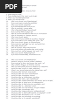 40 Fun and Weird Questions for Students | PDF