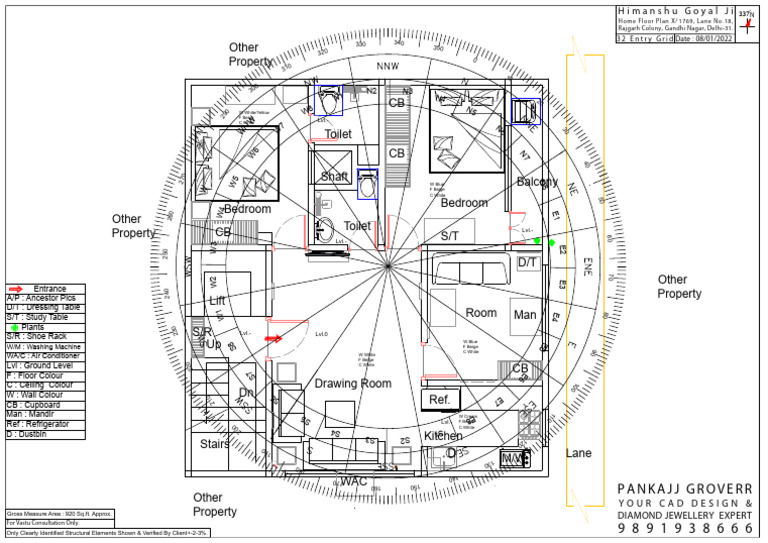 Gridded Map by CAD | PDF