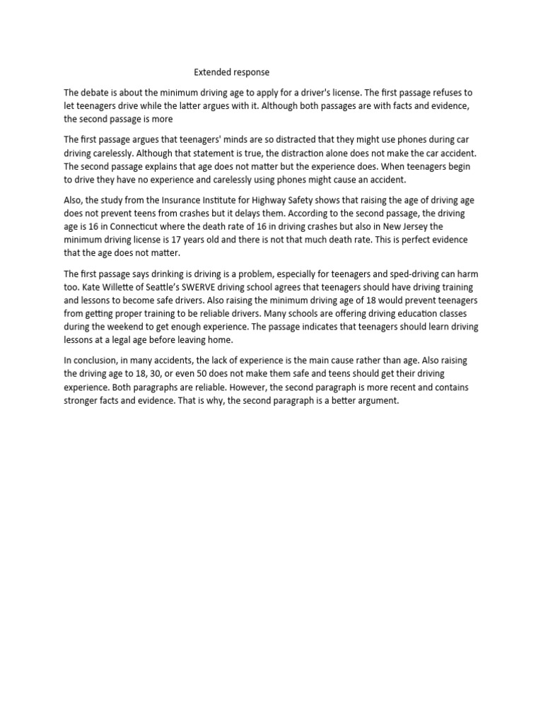 Extended Respons1 Moke Test | PDF | Law