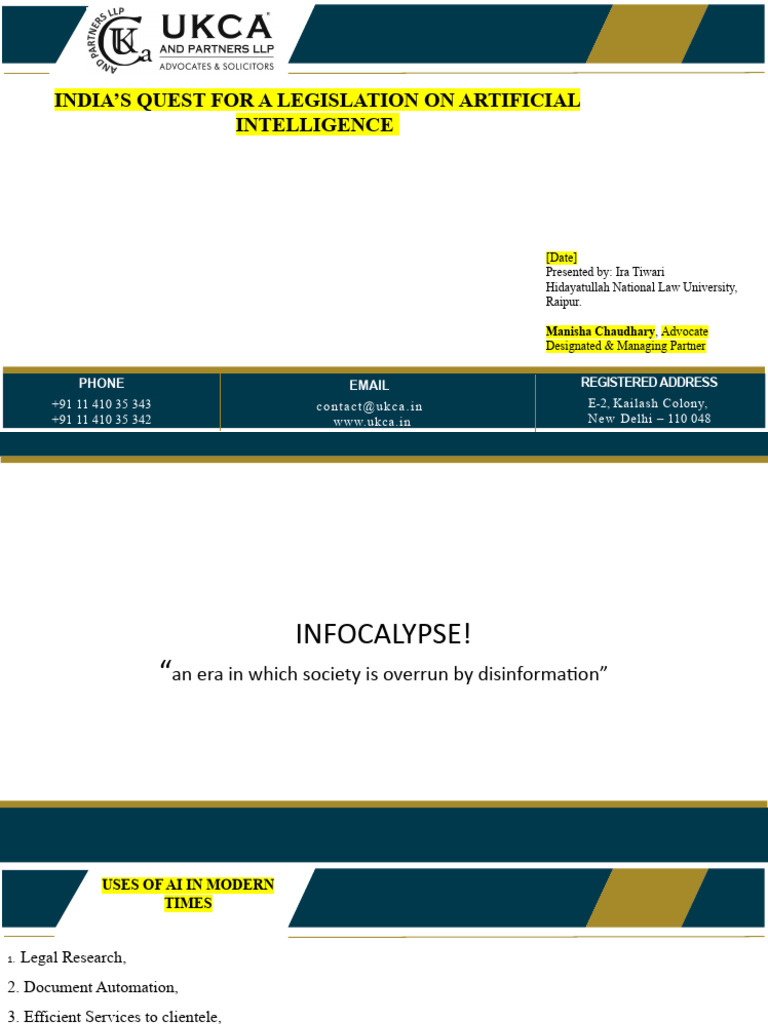 India's AI Legislation Challenges | PDF | Artificial Intelligence ...