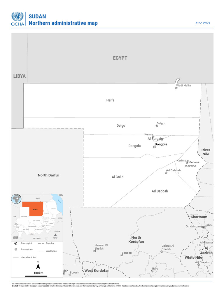 Northern Administrative Map June 2021 | PDF