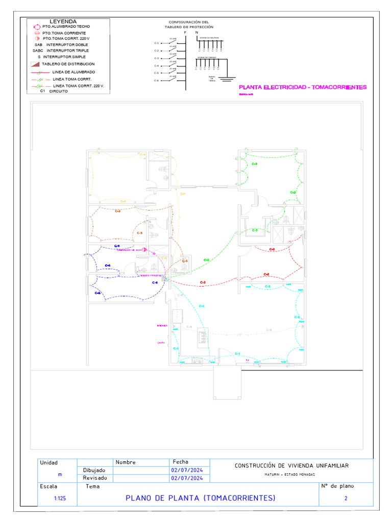 01 Planos Maturin Tomacorriente | PDF