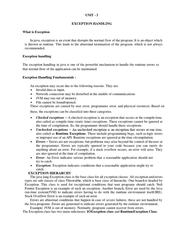 Java Unit III | PDF | Class (Computer Programming) | Java (Programming ... Java Unit III | PDF | Class (Computer Programming) | Java (Programming ...