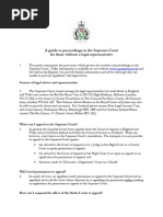 Supreme Court Booklet Format Guidelines | PDF | Brief (Law) | Appeal
