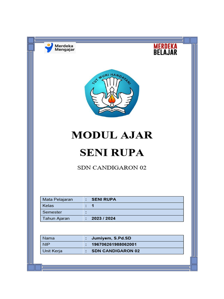 Cover-Modul Ajar - Silabus - Web.id | PDF