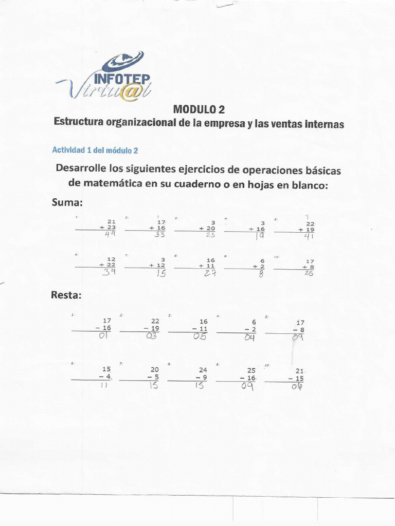 Modulo 2 Actividad 2 | PDF