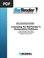 Bartender 2016 Manual | PDF | Installation (Computer Programs) | Databases
