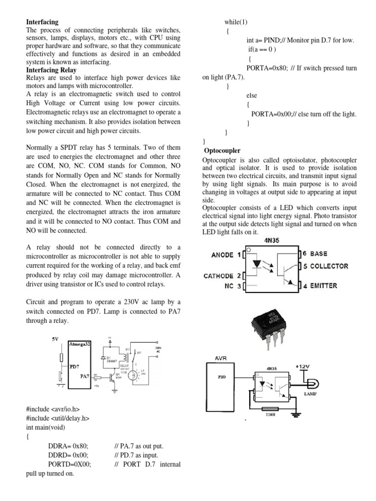 Esch3 1 | PDF | Analog To Digital Converter | Relay