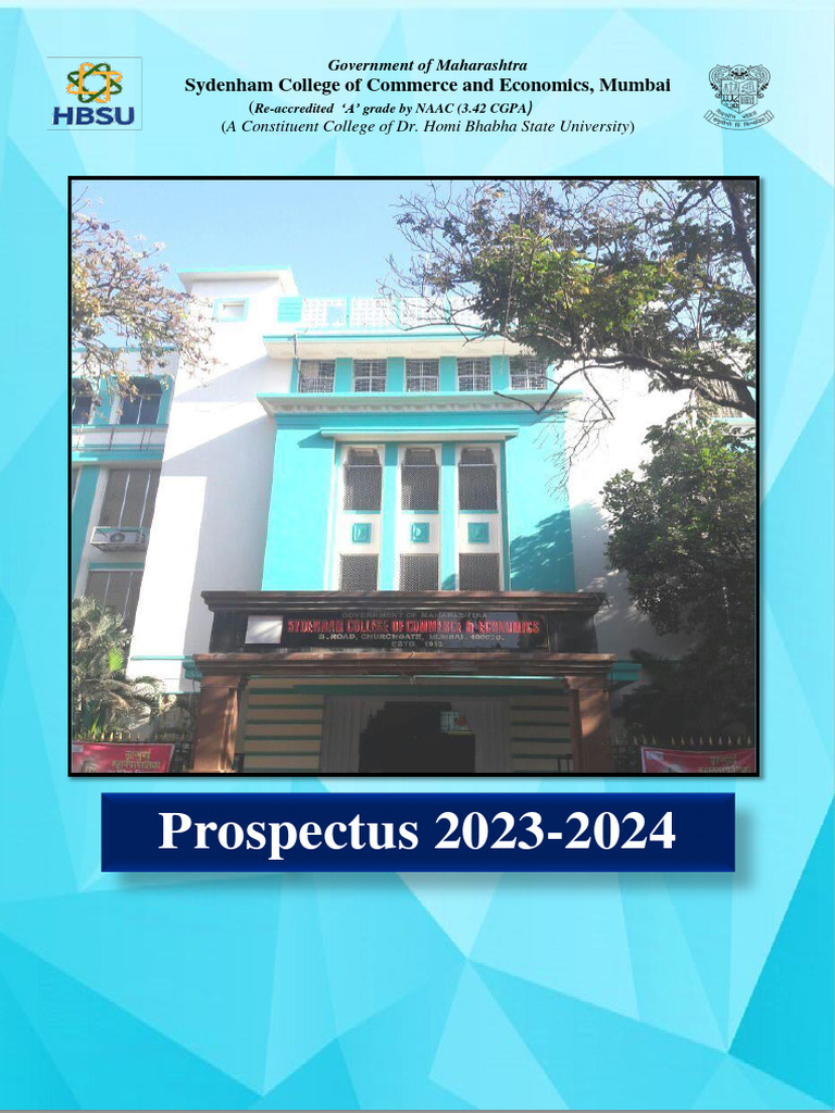 Sydenham College Prospectus 2023-24 | PDF | University And College ...