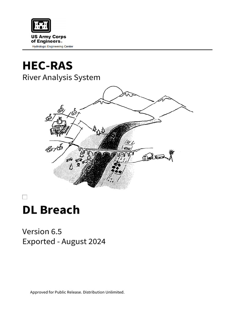 HEC-RAS DL Breach-20240807 - 015624 | PDF | Levee | Slope