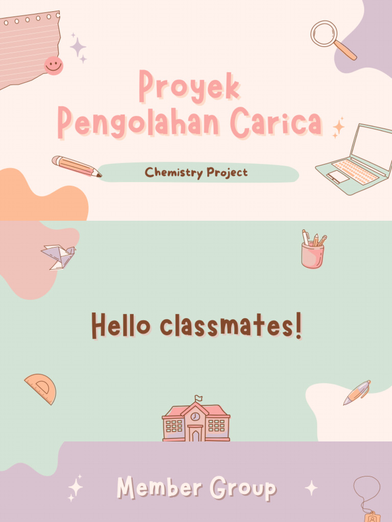 Pastel Playful Group Project Education Presentation | PDF