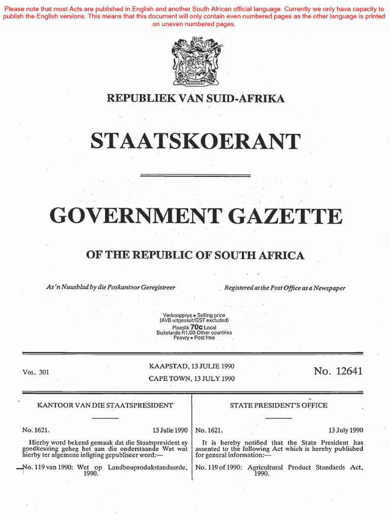 Act 119 1990 | PDF | Legal Liability | Appeal