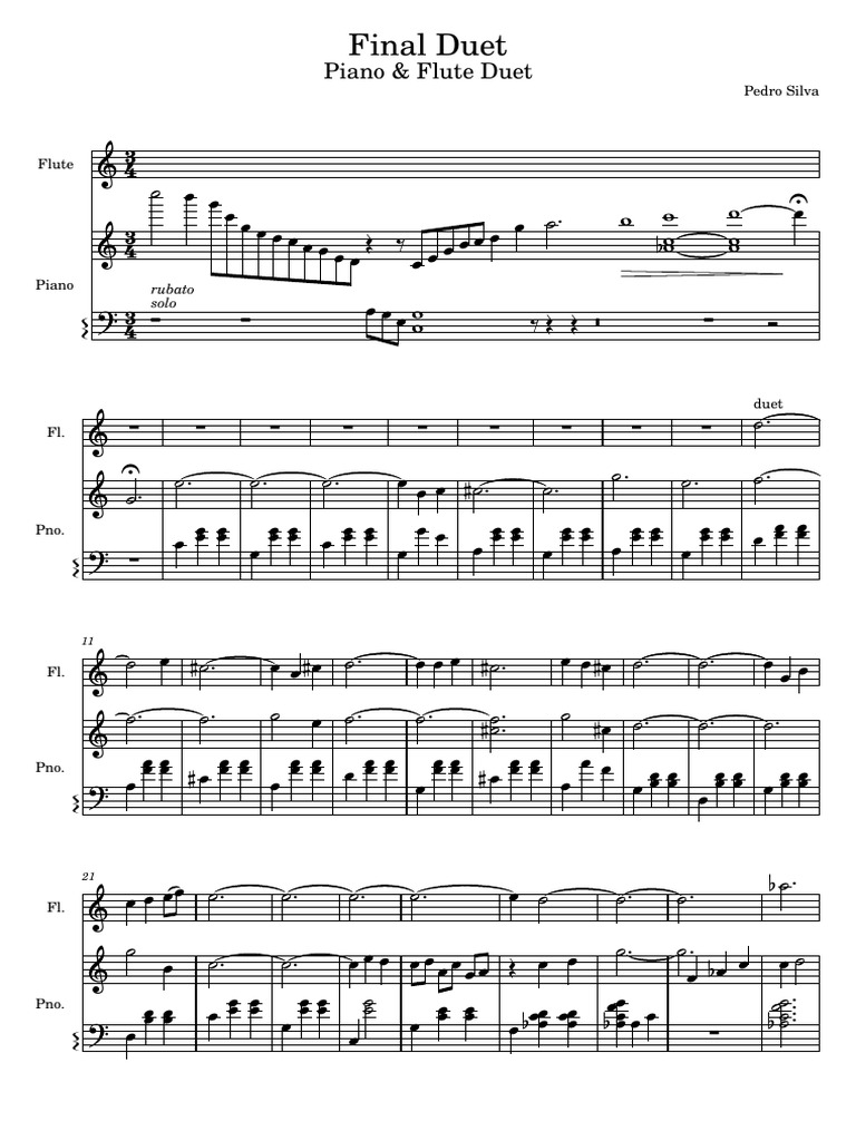 Final Duet Pedro Silva OMORI | PDF