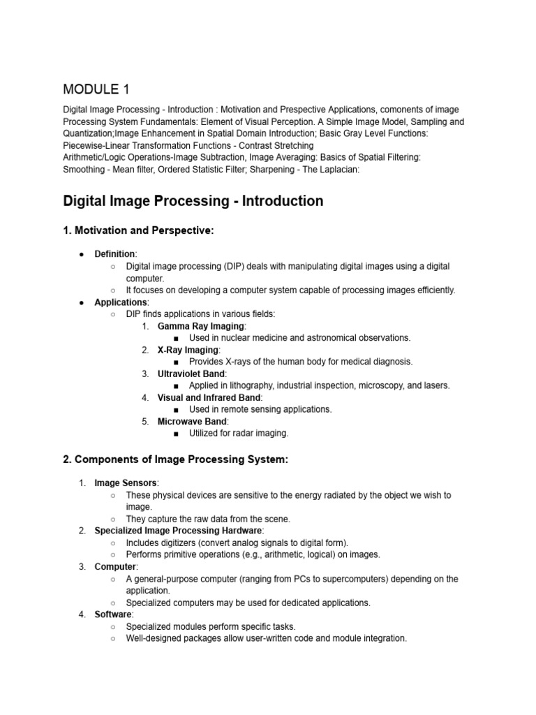 Digital Image Processing | PDF | Image Segmentation | Computer Engineering