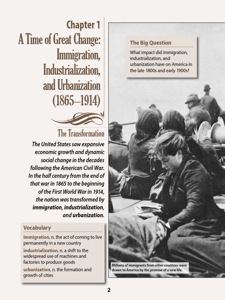 A HISTORY OF THE UNITED STATES Modern Times Late 1800s To The 2000s ...