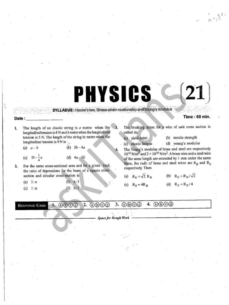 1577775-Dpp 21 Hookes Law | PDF