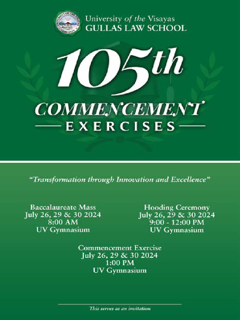 105th Commencement Exercise Pdf Hospital Nursing