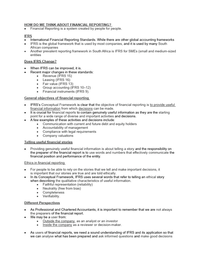 Introducing Financial Reporting Systems | PDF | Debits And Credits ...
