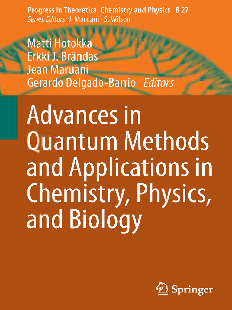 (Progress in Theoretical Chemistry and Physics 27) Brian Sutcliffe, R ...