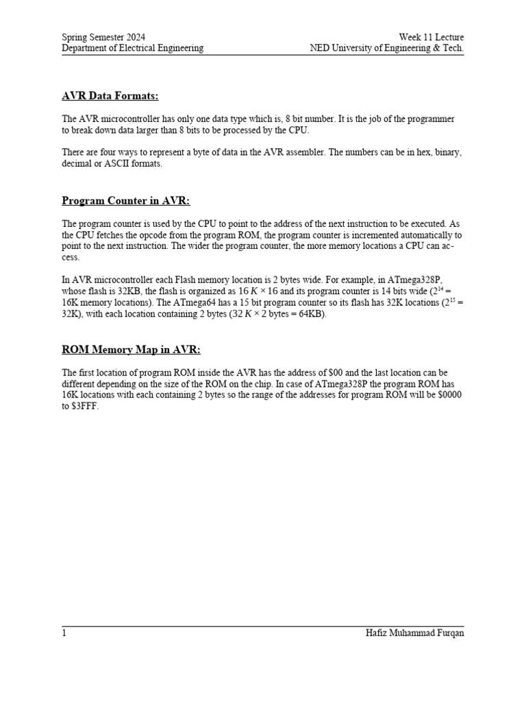 Week 11 Lect | PDF | Central Processing Unit | Read Only Memory