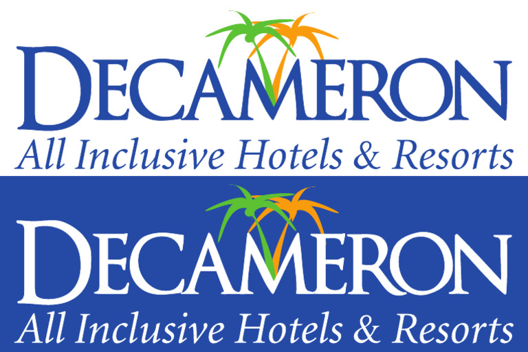 Logo Decameron Blanco y Azul (Cs2) | PDF