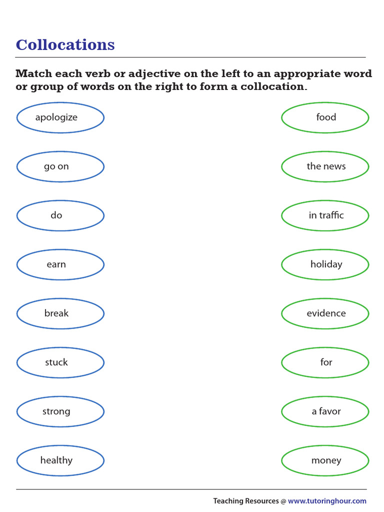 Collocation Match | PDF
