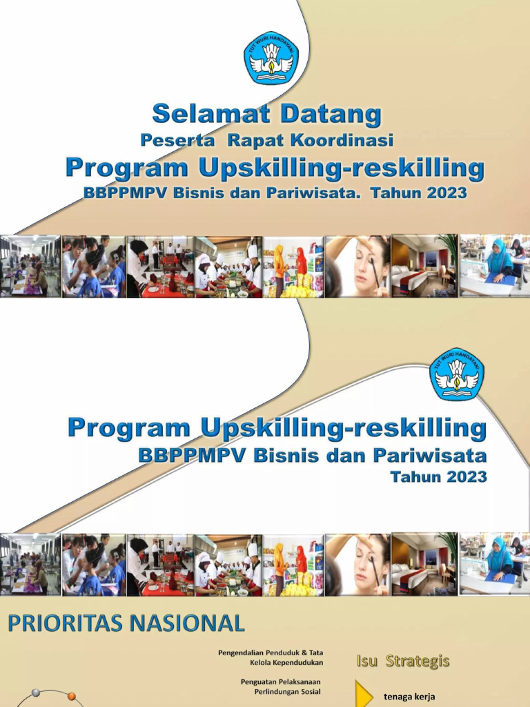 Program Upskilling Dan Reskilling Bagi Guru SMK 2023 | PDF