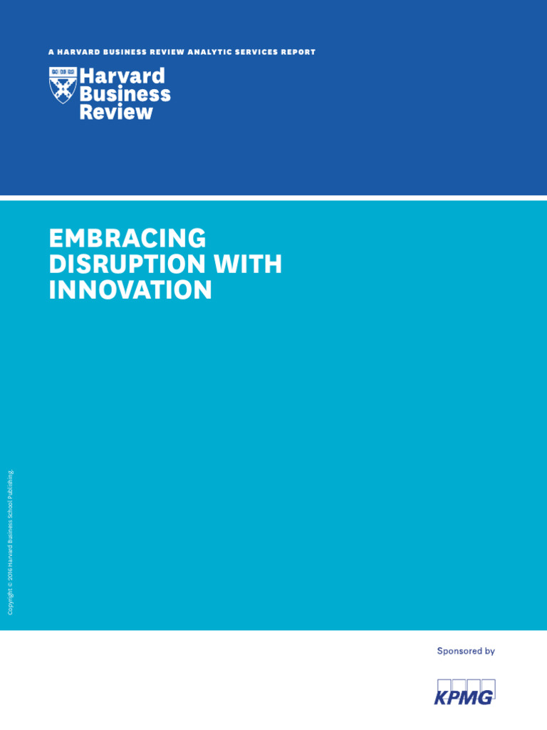 Embracing Disruption With Innovation | PDF | Disruptive Innovation | Innovation