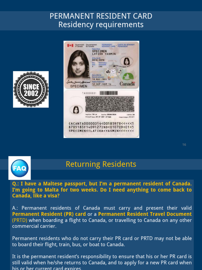 PR Card and Travel Document Guidelines | PDF | Human Migration | Government