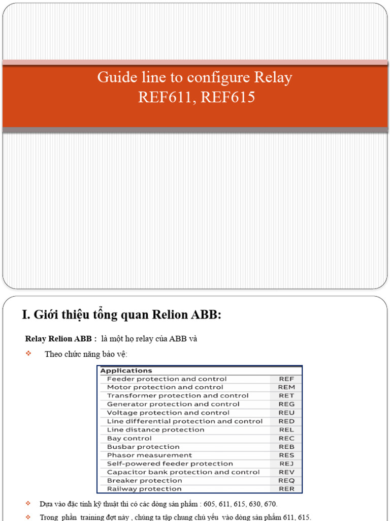 Guide Line To Configure Relay Relion 611,615 | PDF