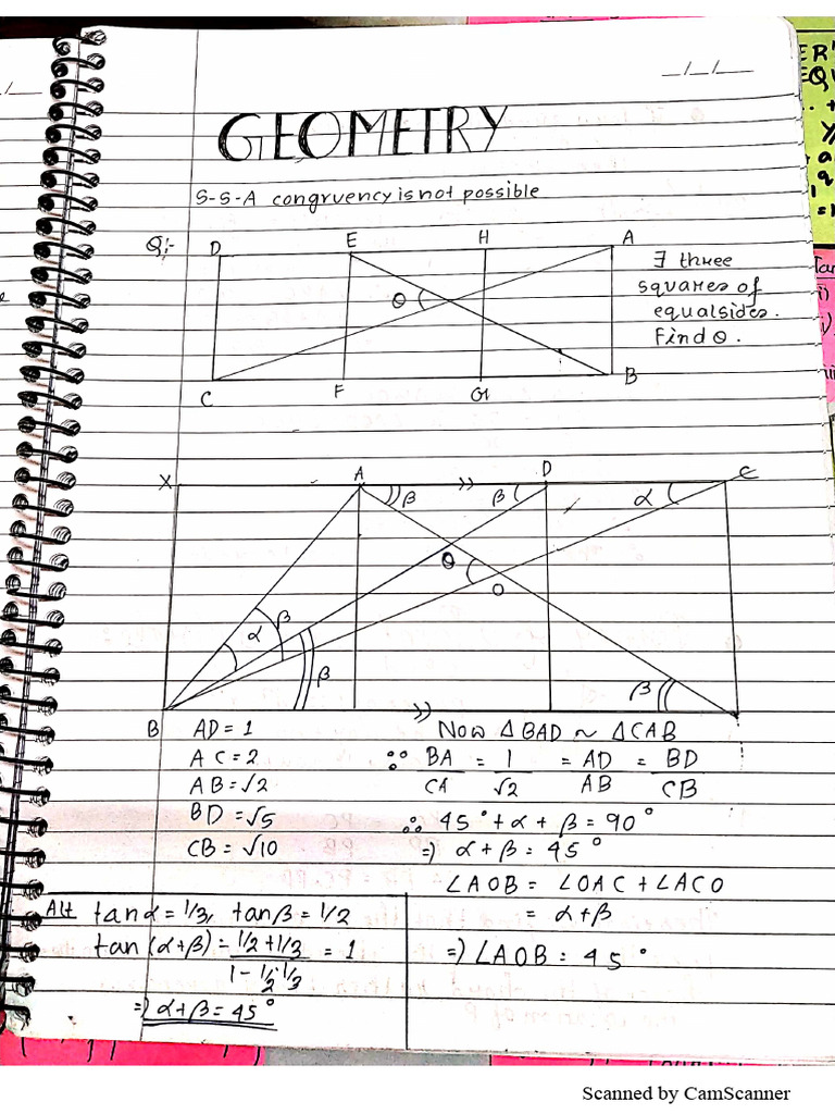 Geometry RSM Samprit Chakraborty. | PDF
