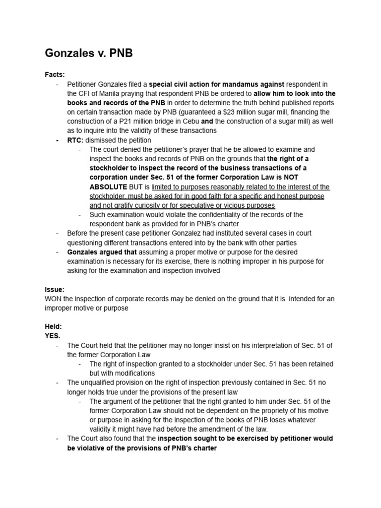 Corpo Secs. 73-80 DIGESTS | PDF | Corporations | Mergers And Acquisitions