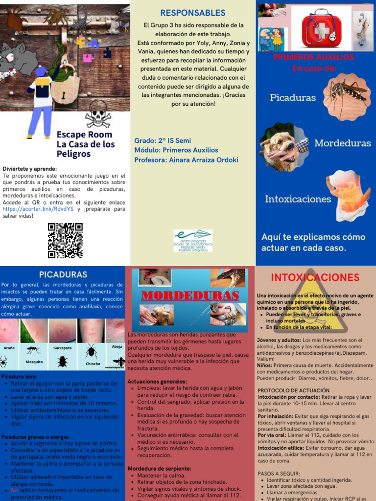 Picaduras Mordeduras e Intoxicaciones | PDF | Aspirina | Vómitos