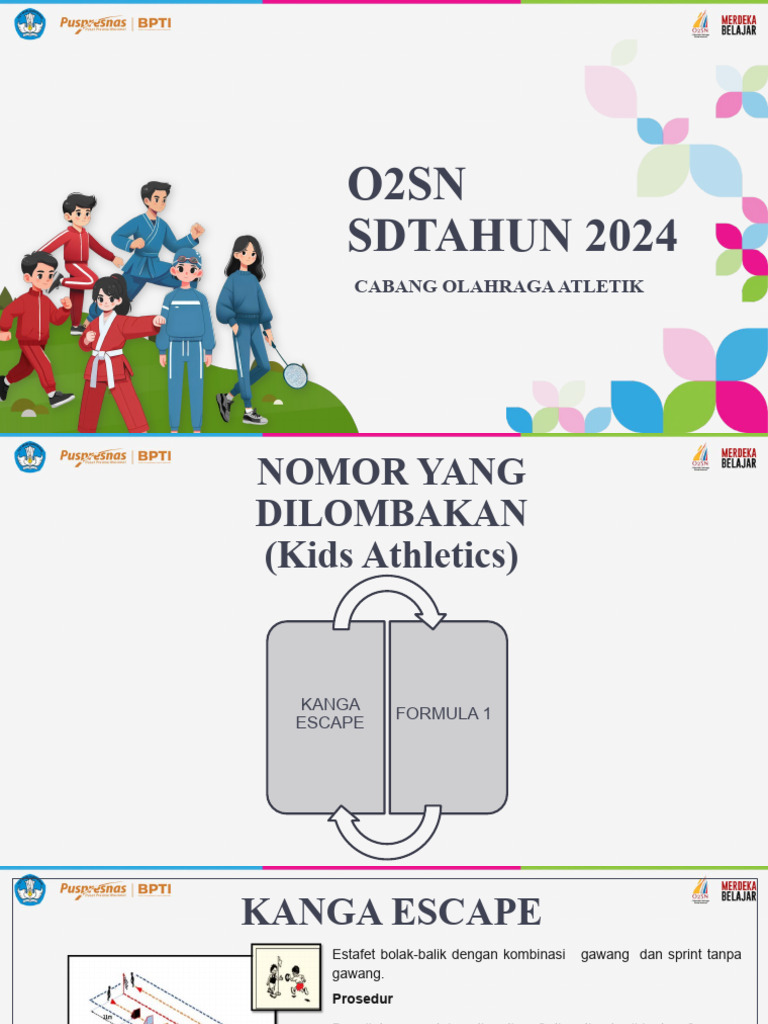 Cabor Atletik O2SN SD Tahun 2024 | PDF