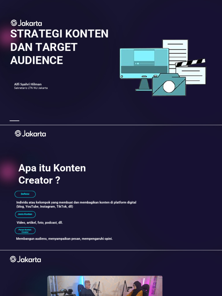 PPT STRATEGI KONTEN DAN TARGET AUDIENS | PDF