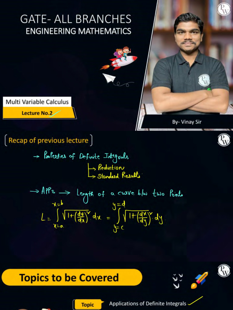 Multi Variable Calculus 02 Class Notes Pdf